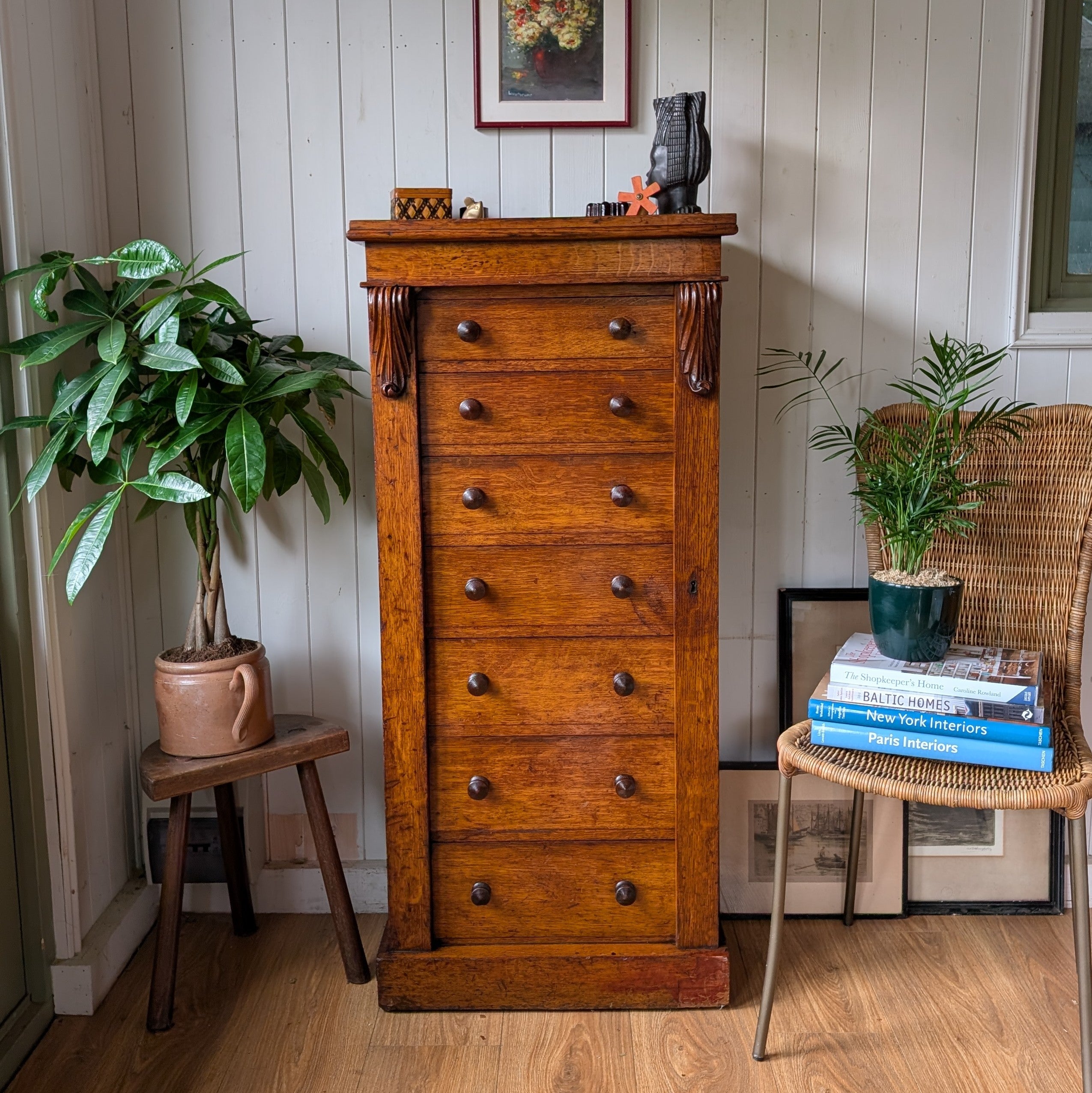 Antique Wellington Chest – Henry Paints Furniture