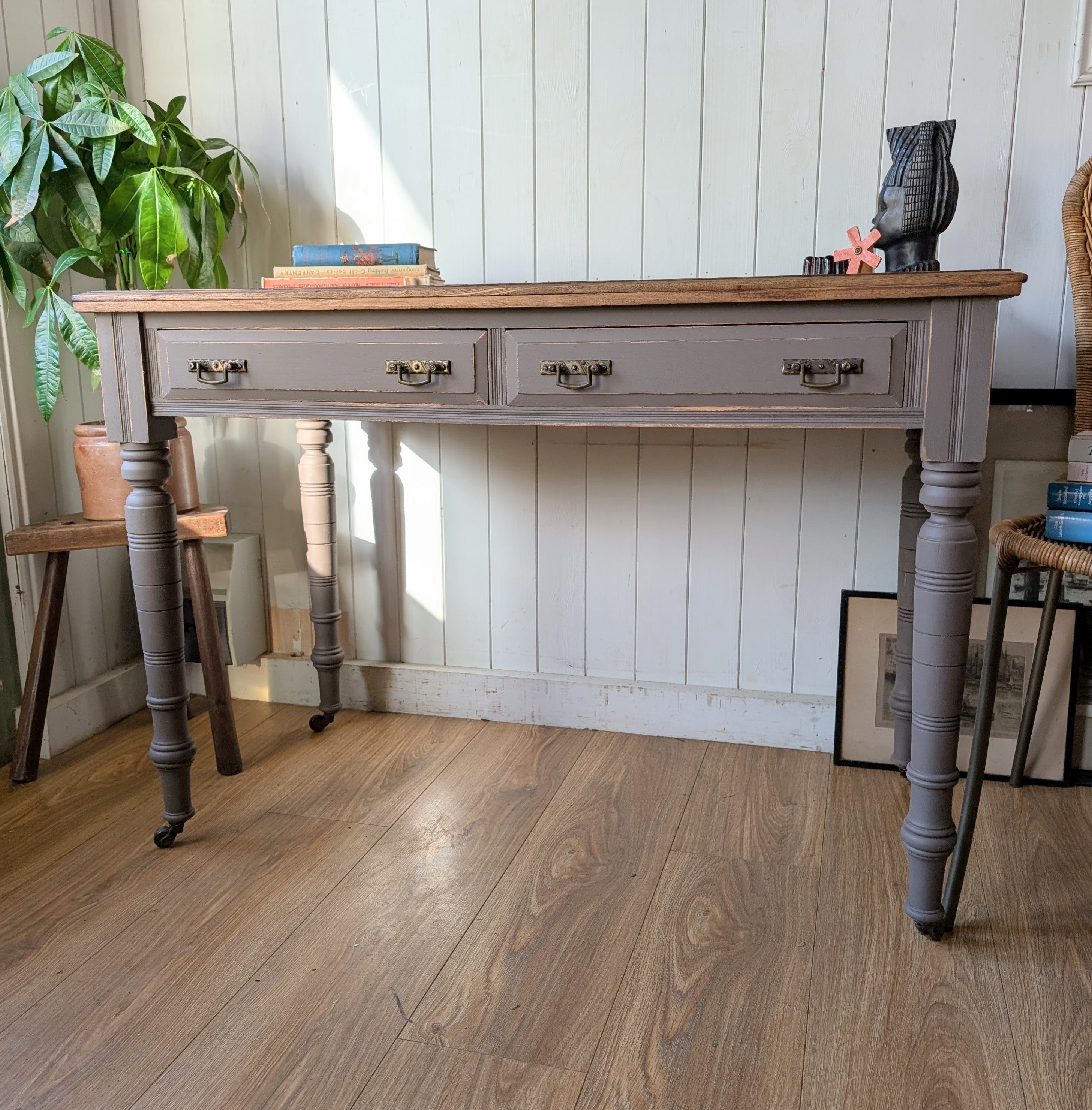 Painted Antique Writing Desk – Henry Paints Furniture